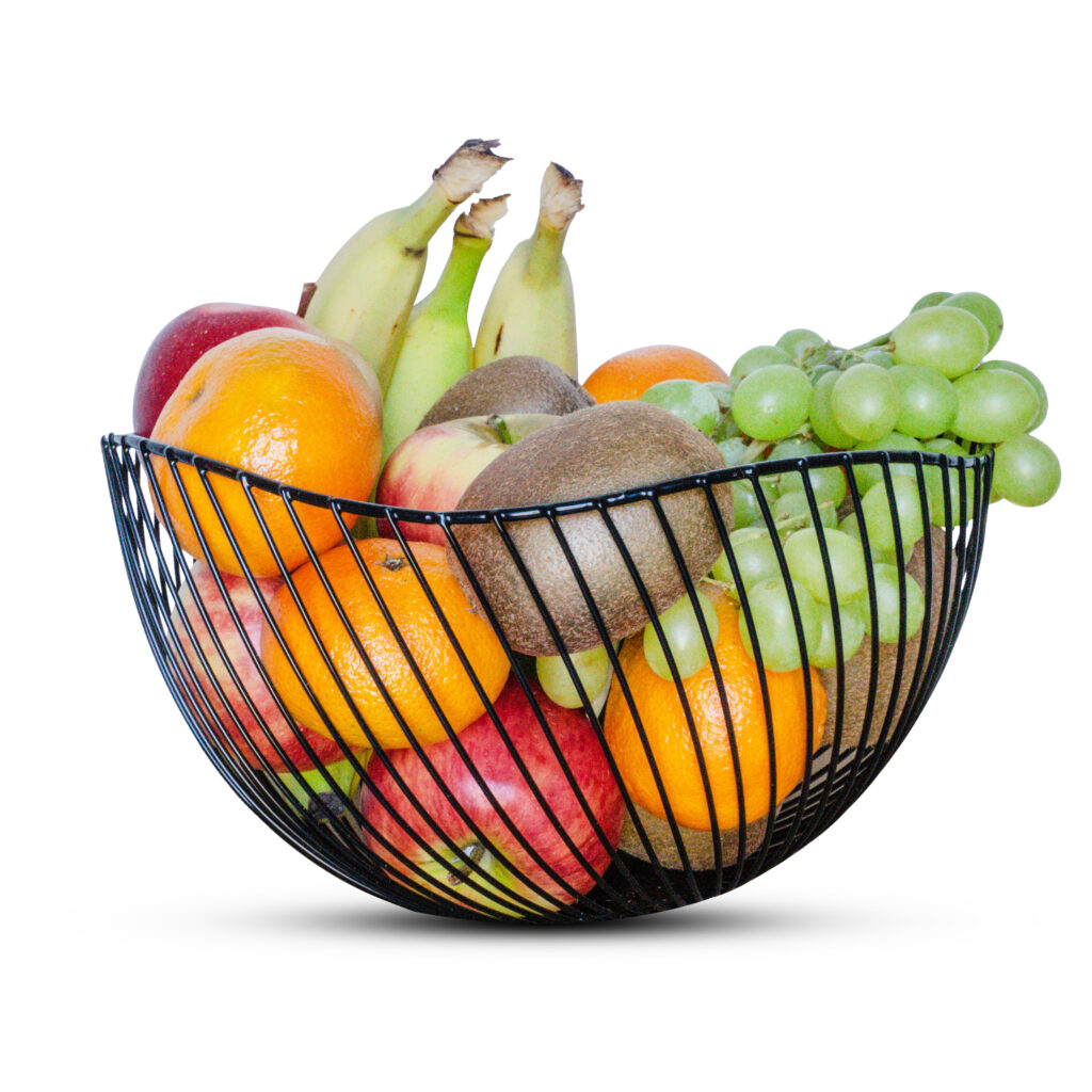 Fruitmand rond - fruitschaal Curved