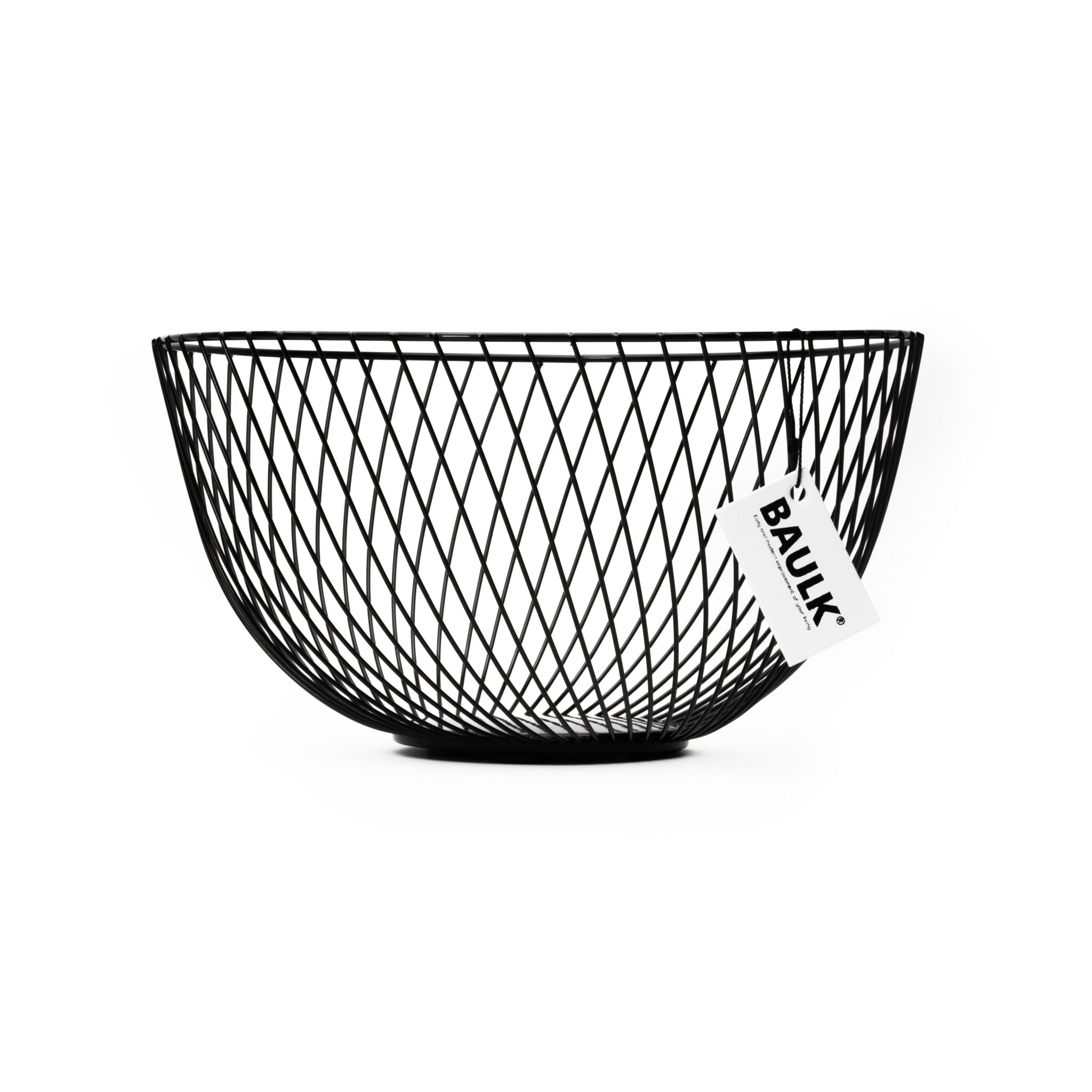 Fruitmand rond - fruitschaal vlak - Baulk